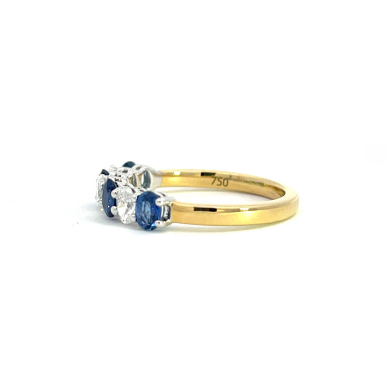 18ct Sapphire and Diamond Madison Ring - Troy O'Brien Fine Jewellery